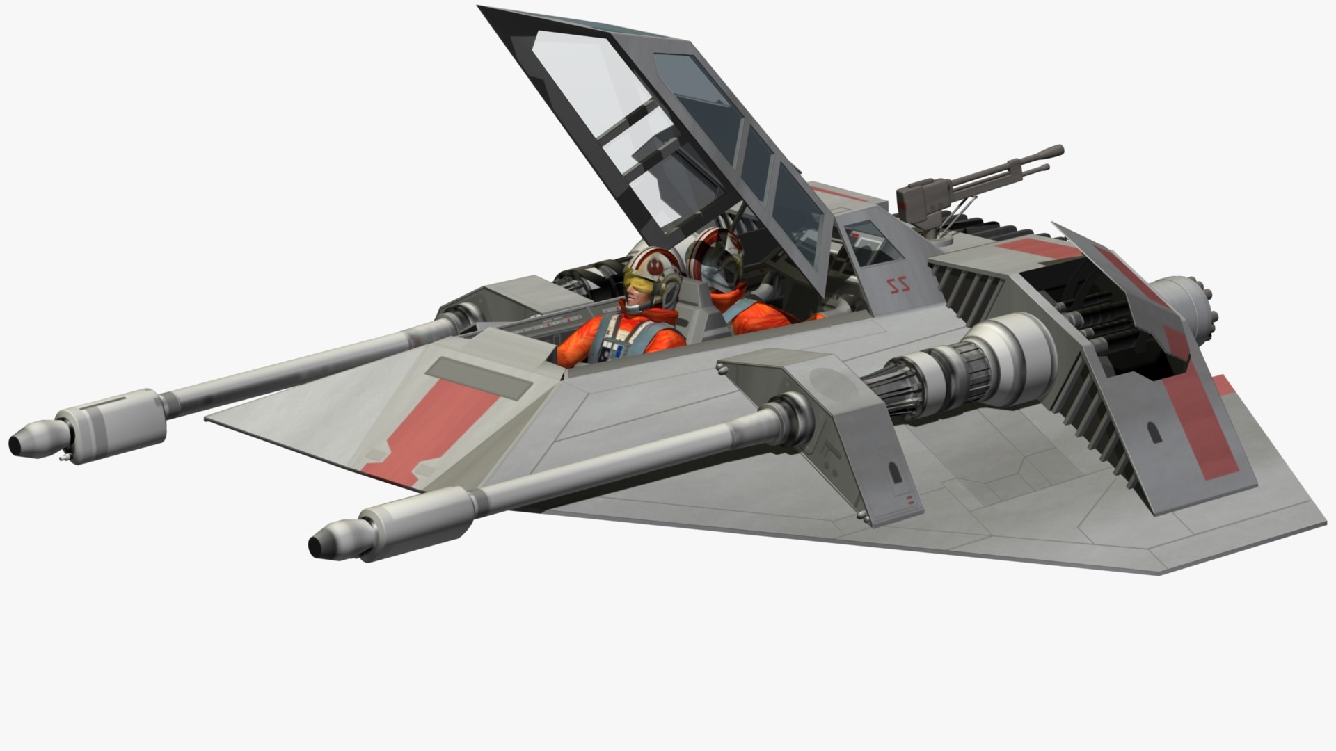 snowspeeder star wars max