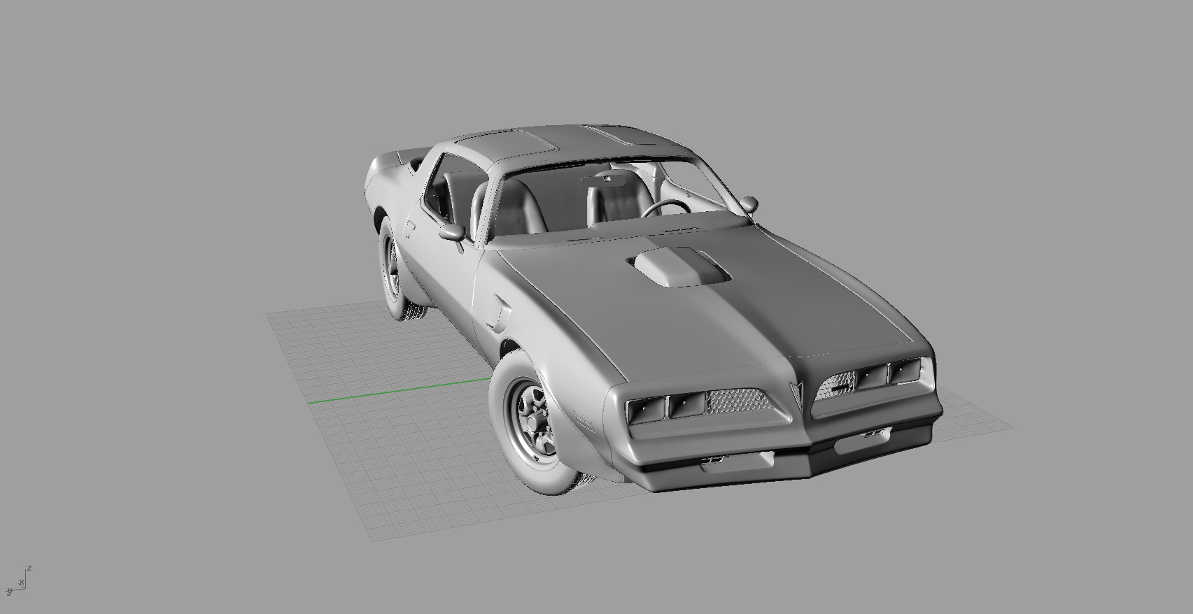 3d pontiac firebird trans 1977