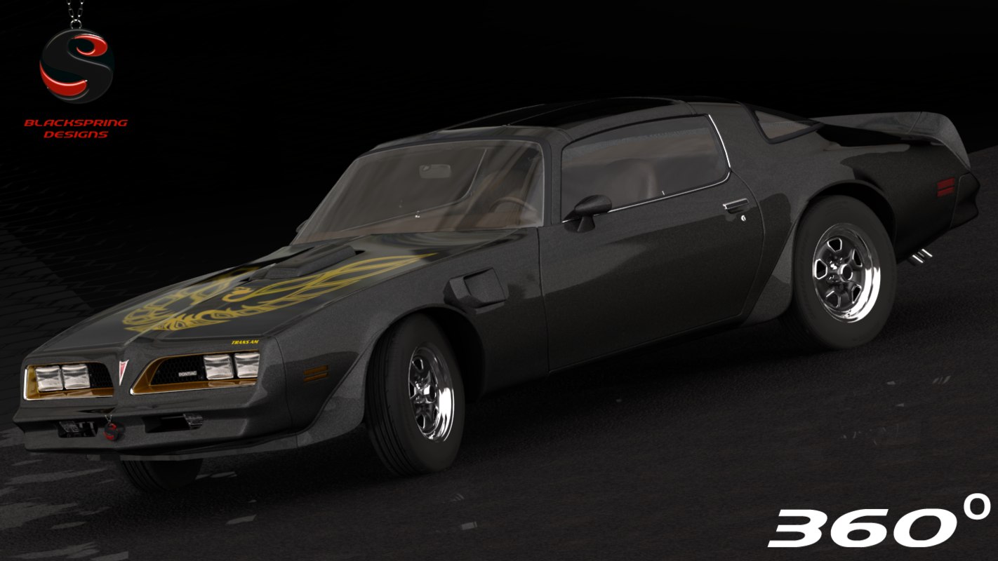 Pontiac Firebird Trans Am 1977 3D-Modell - TurboSquid 942843