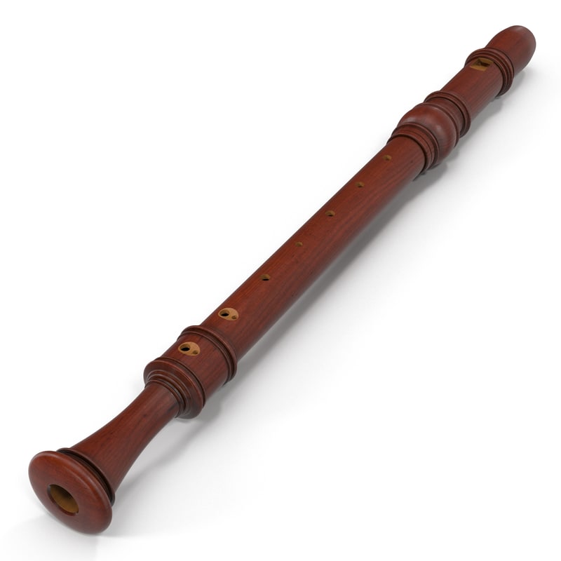 recorder musical instrument 3d model