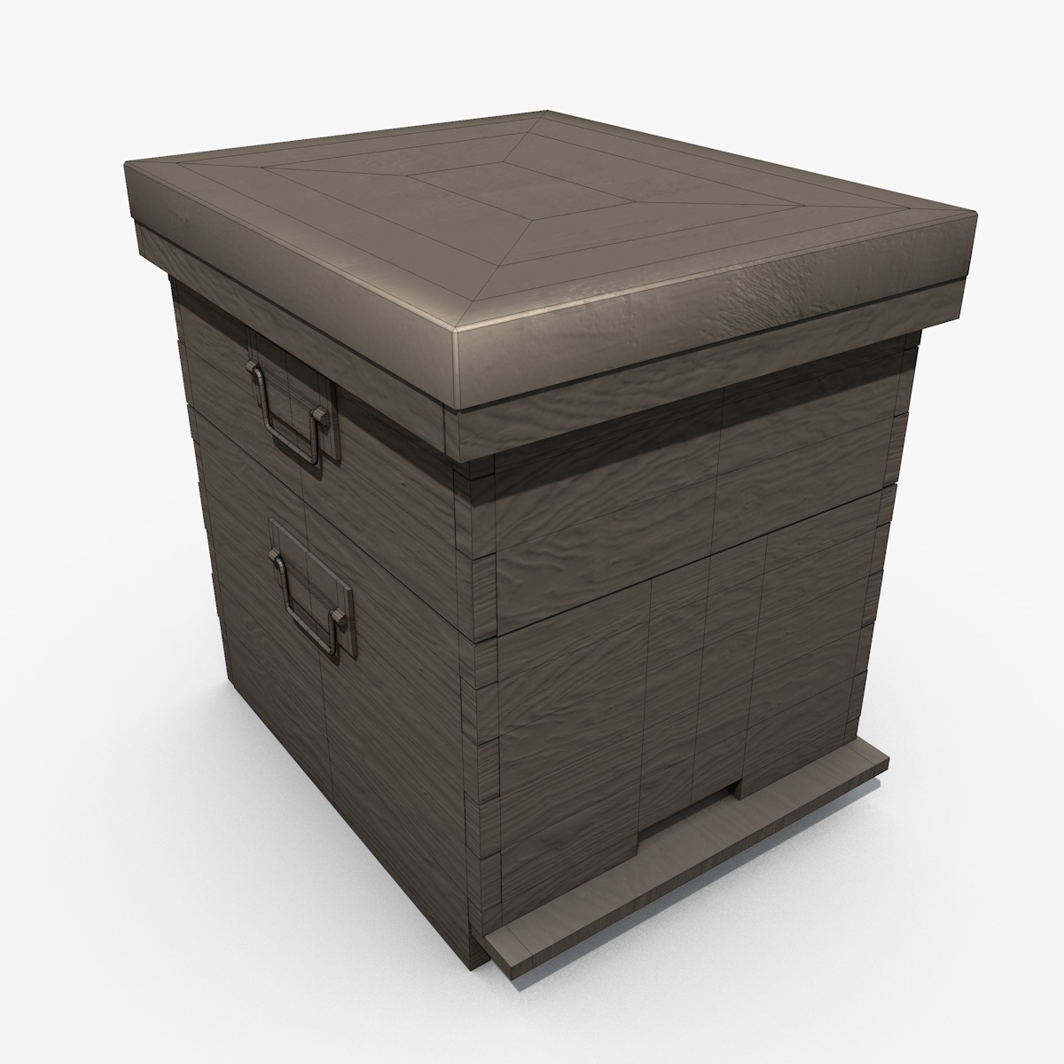 3d beehive hives model