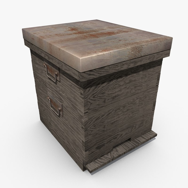 3d beehive hives model