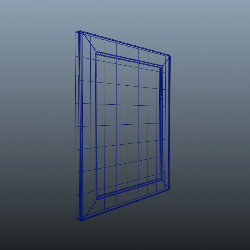 free obj model picture frame