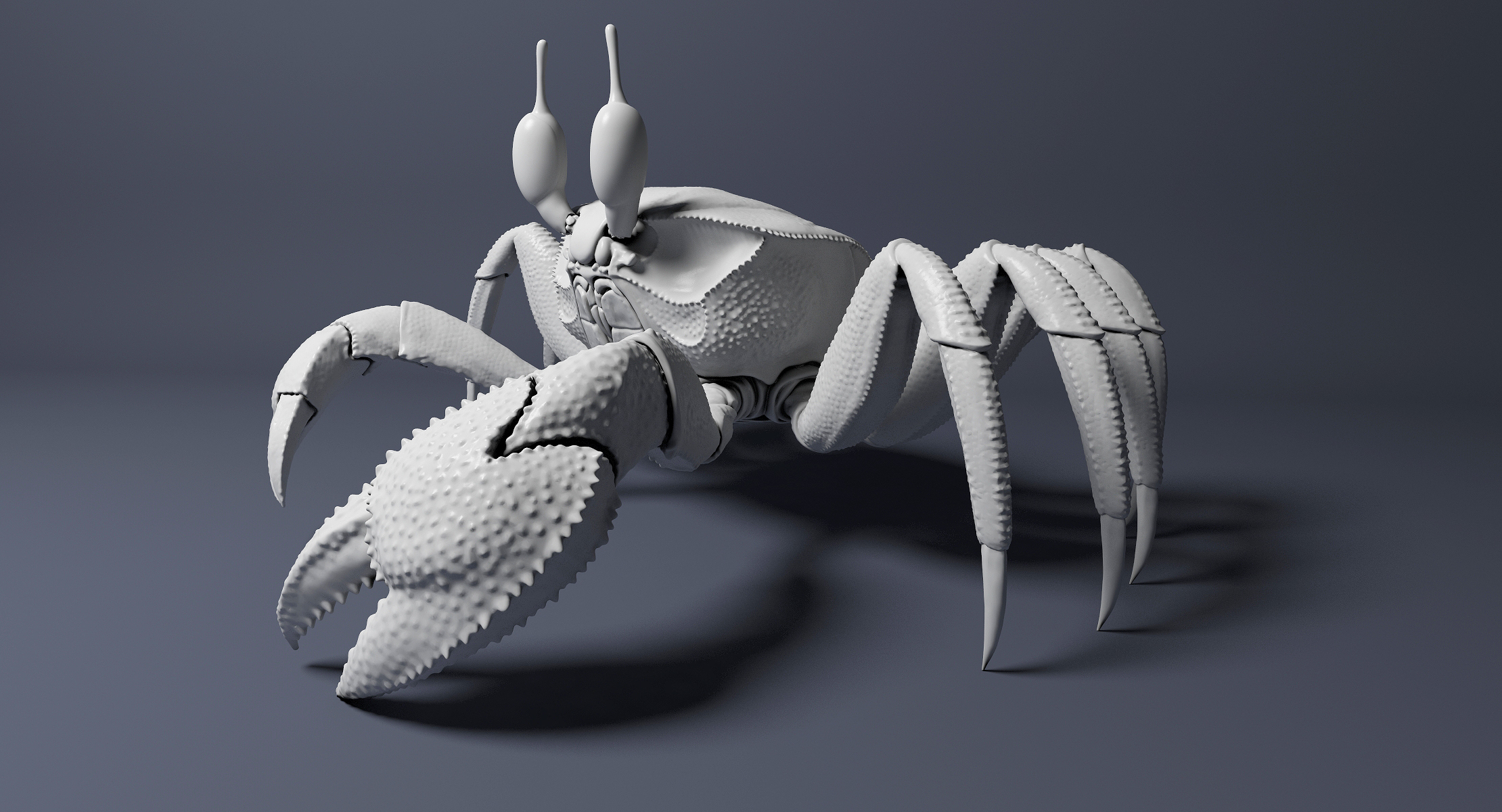 3d ghost crab model