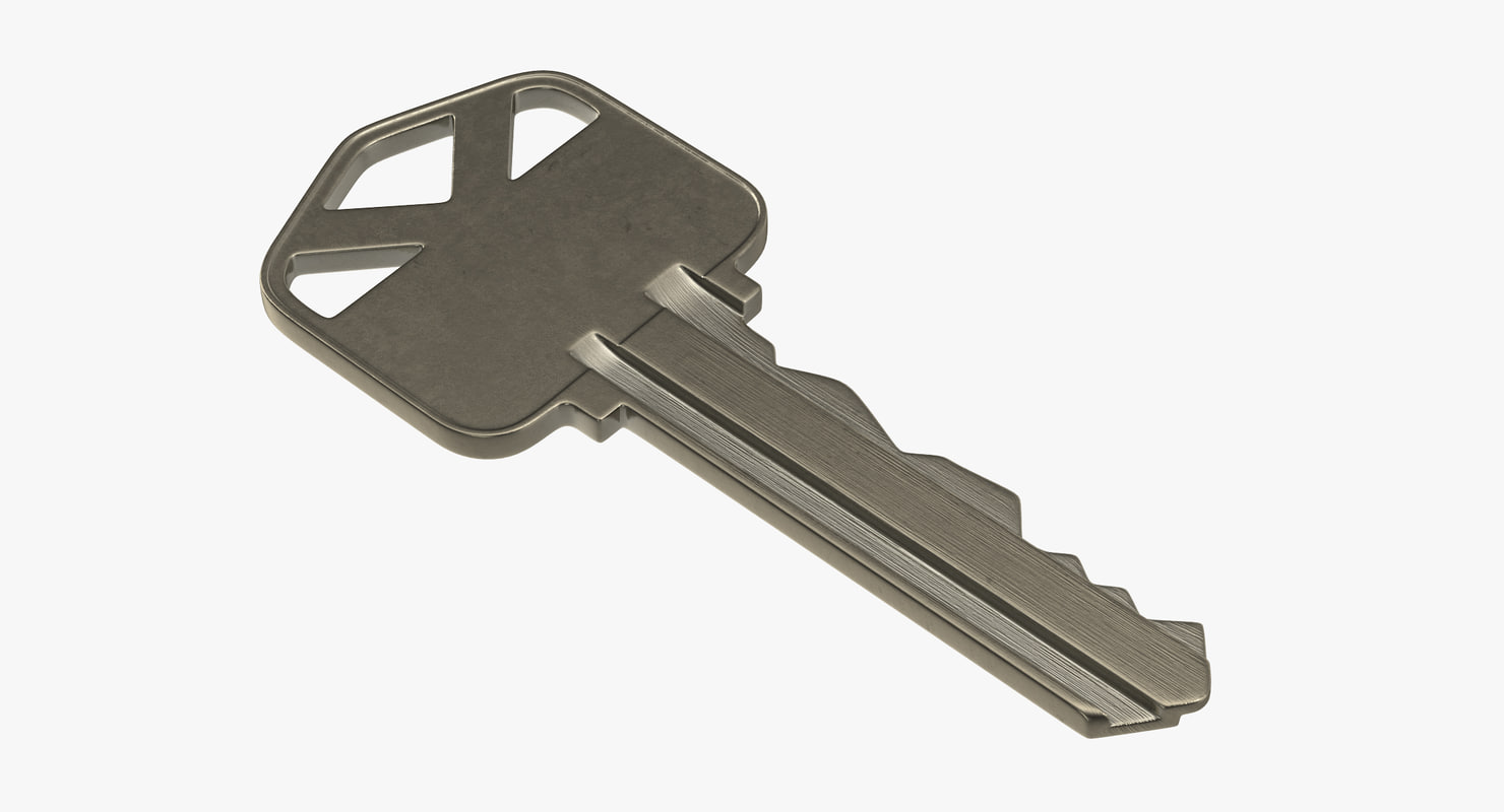 3d house key 02