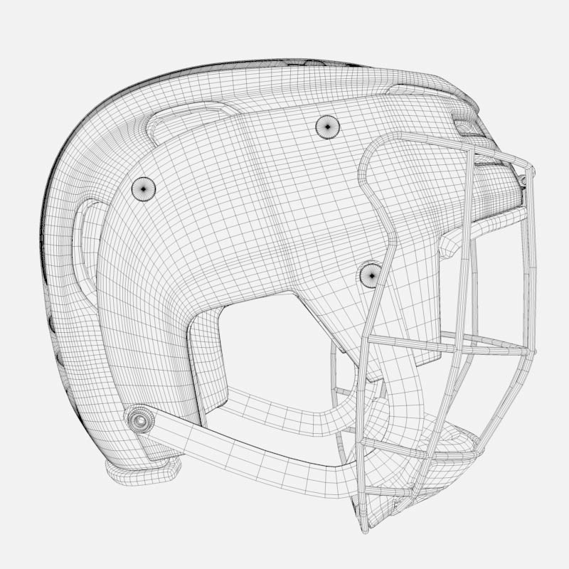 3d hurling helmet