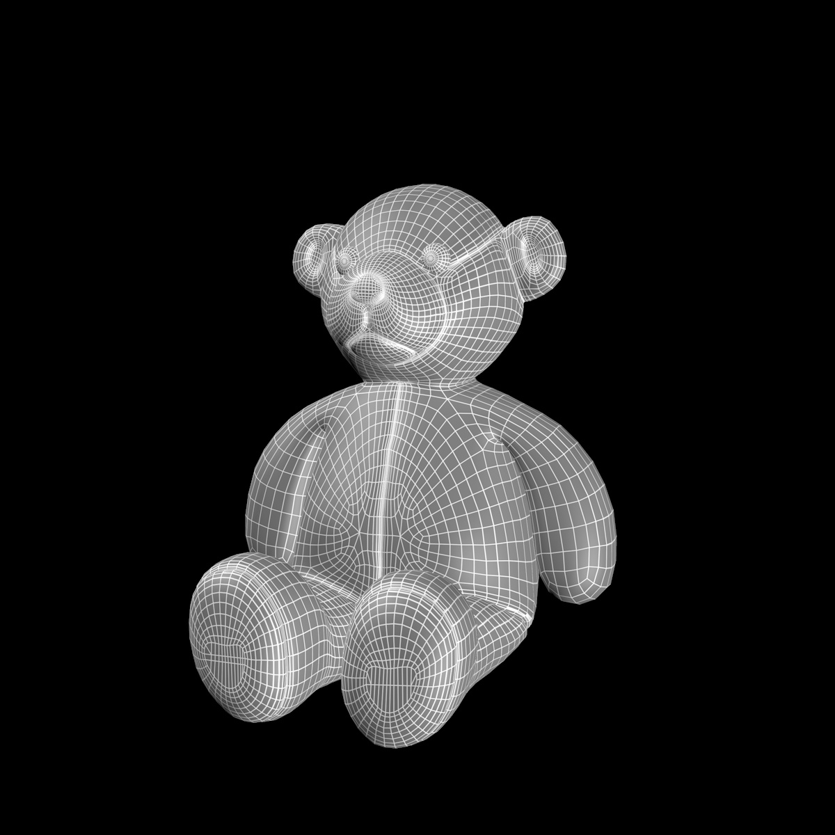 teddy bear 3 3d model