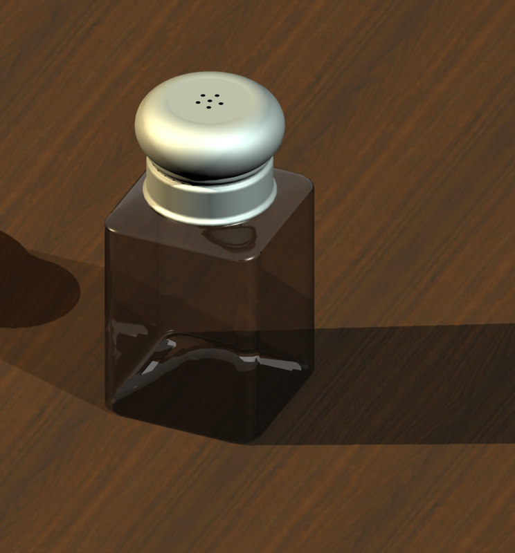 3d salt shaker