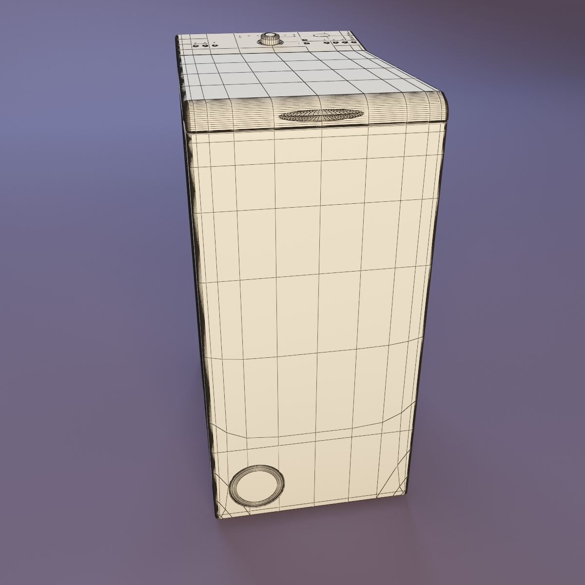 free load washing machine 3d model