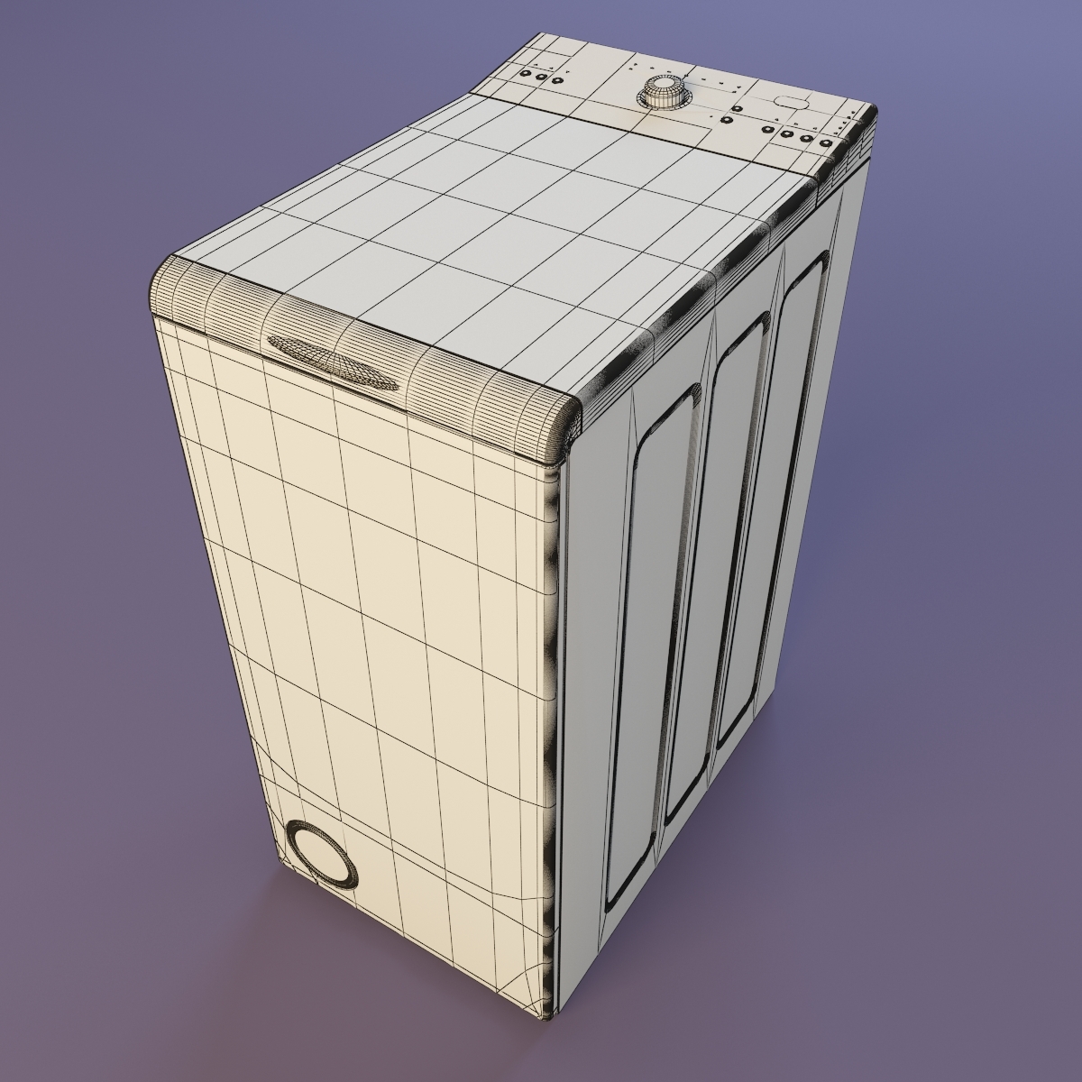 free load washing machine 3d model