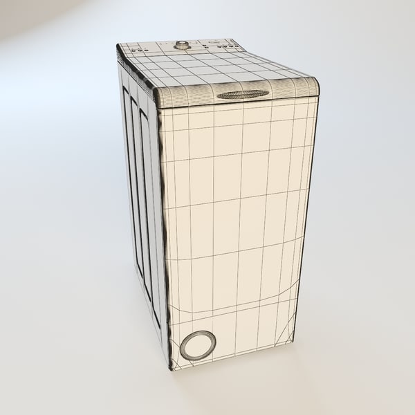 free load washing machine 3d model
