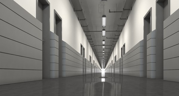 hallway realistic 3d model
