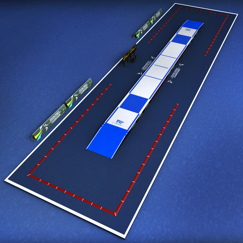 modelo 3d Pista de esgrima arena baja poli - TurboSquid 944134