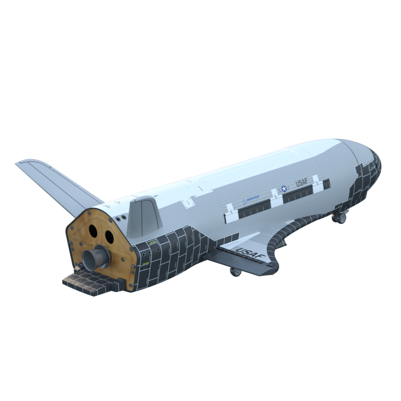 boeing x-37b x-37 3d model