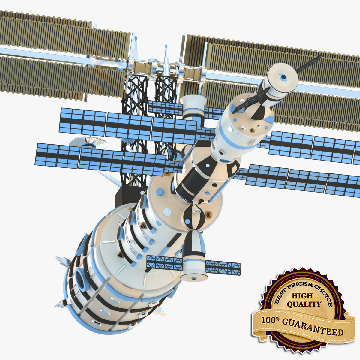 3d satellite realistic modeled