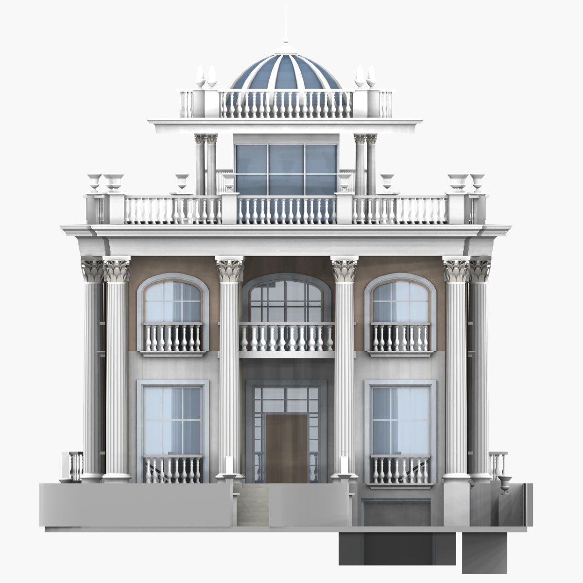 villa 3d max