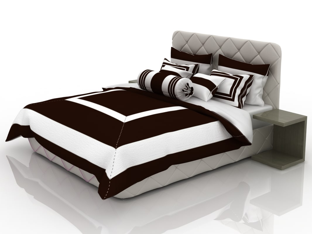 3ds max bed linens