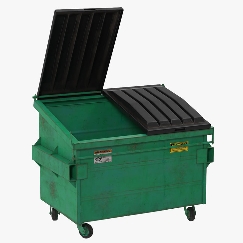 dumpster realistic 3d model