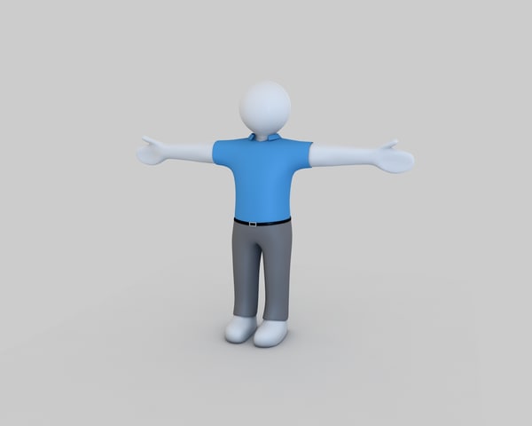 3d generic character