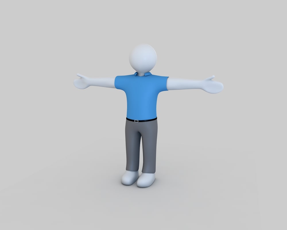 3d generic character