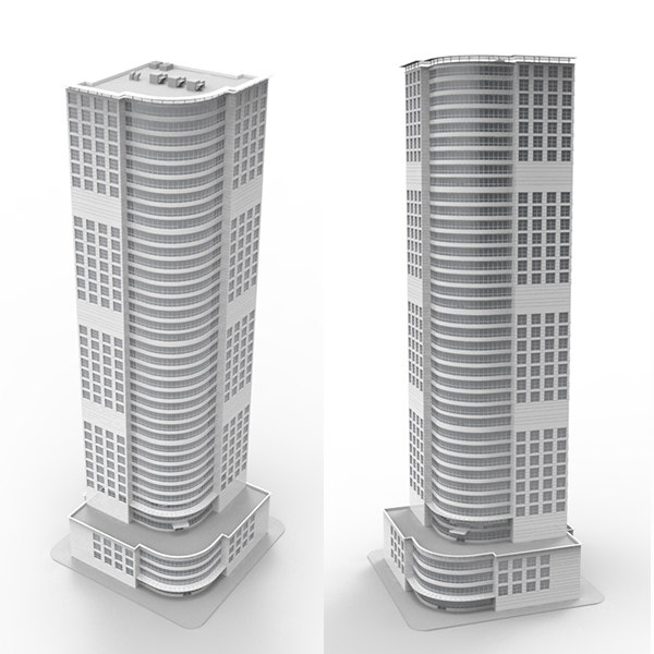 3d model skyscraper