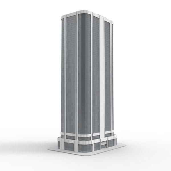 3d model skyscrapers