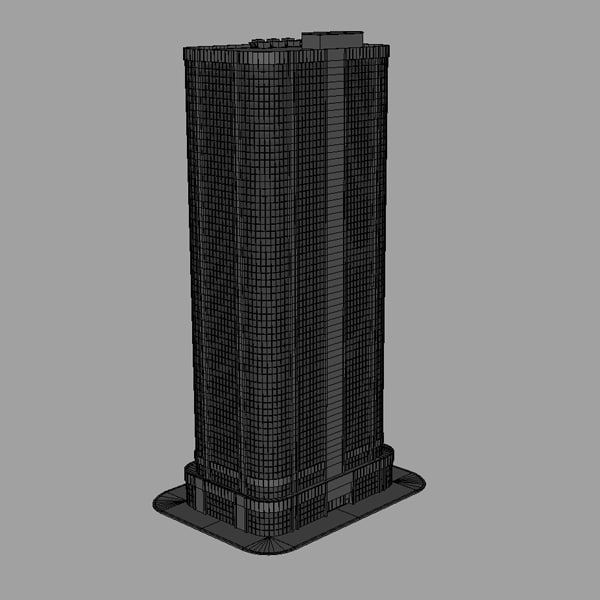 3d model skyscrapers