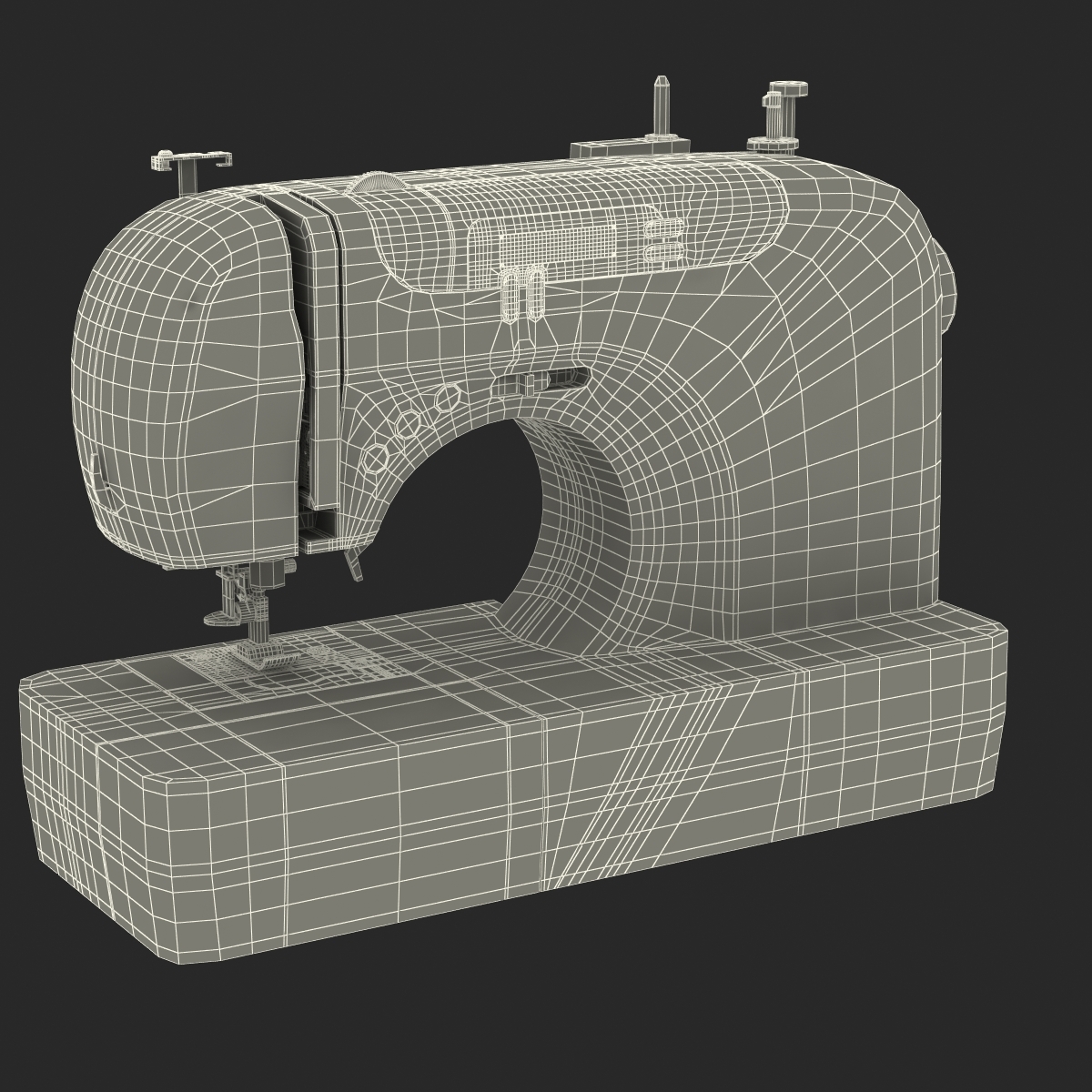 sewing machine brother 3d model
