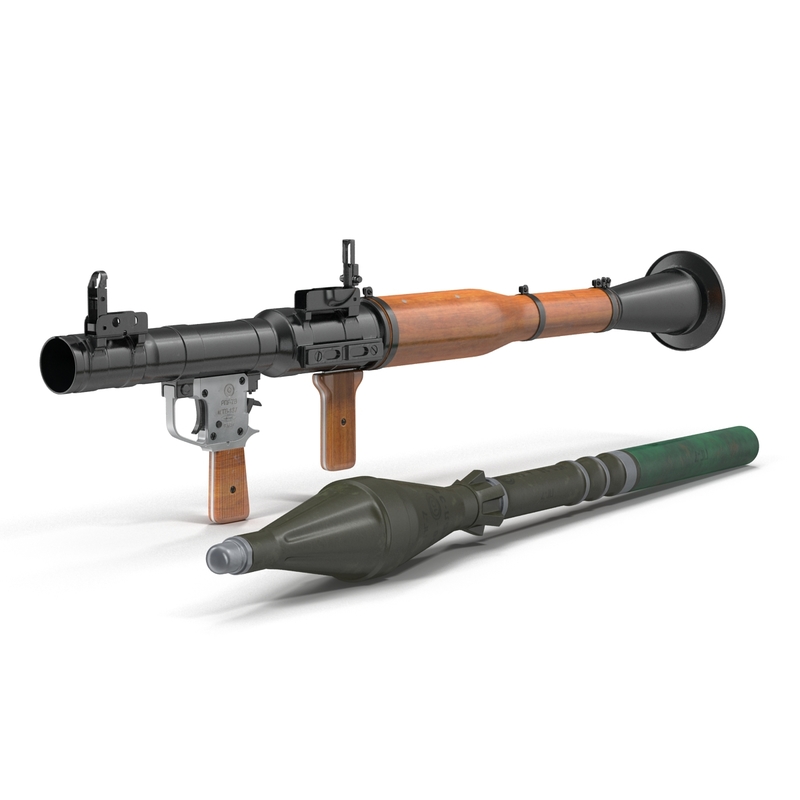 rpg-7 modeled realistic 3d max