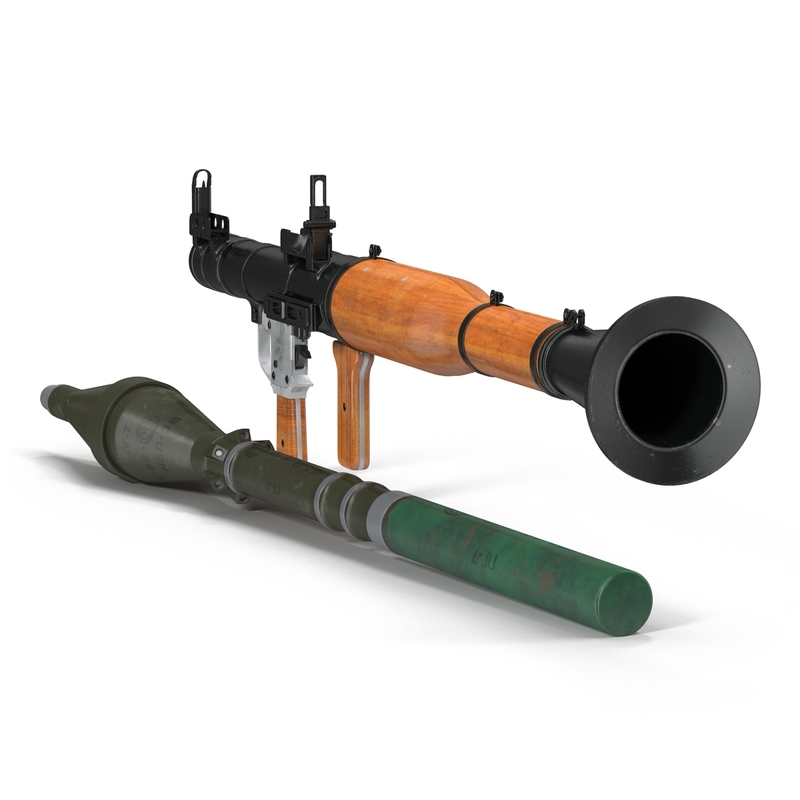 rpg-7 modeled realistic 3d max
