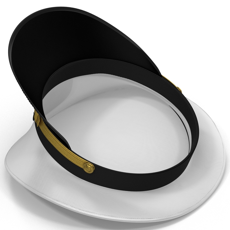 3d model admiral combination hat