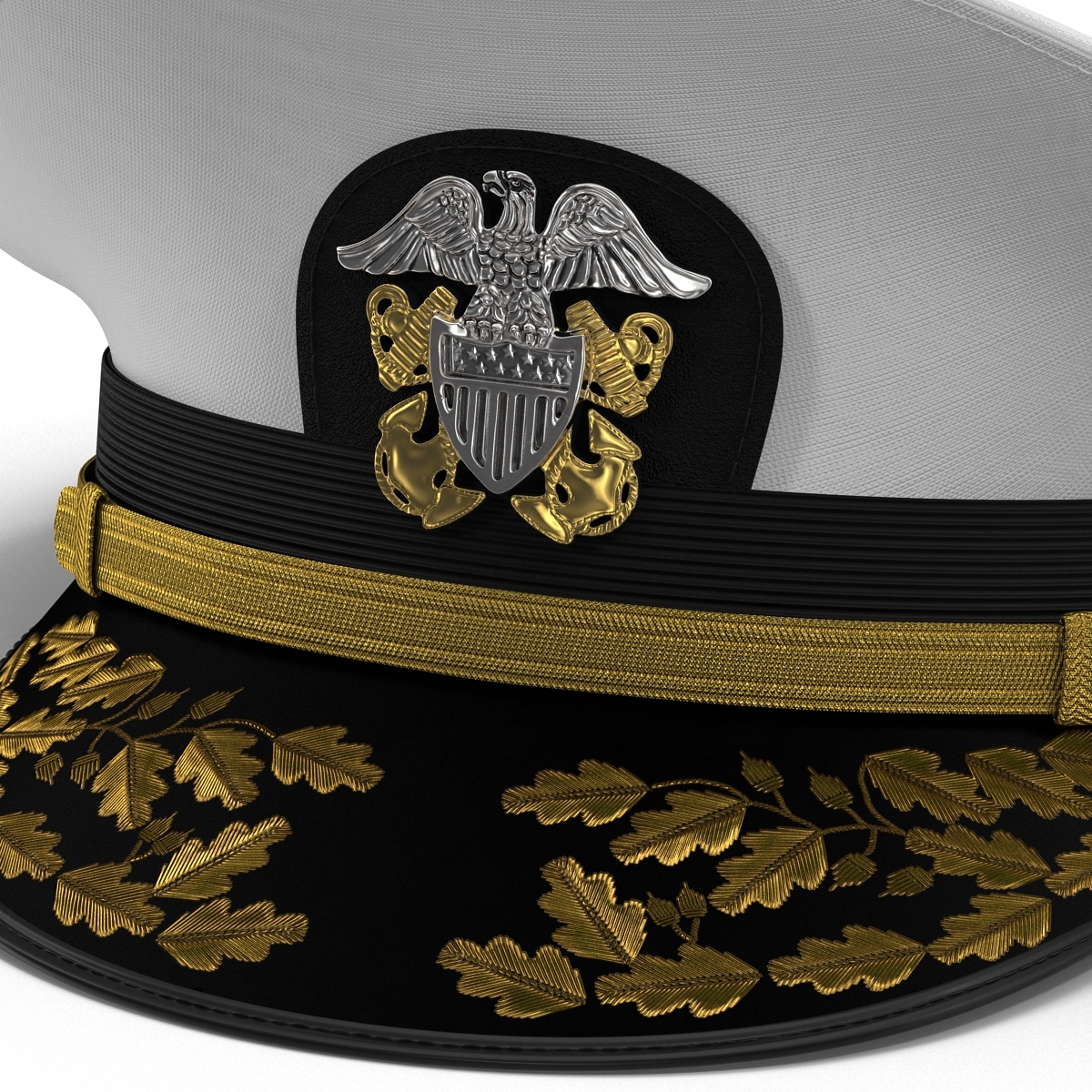 3d model admiral combination hat