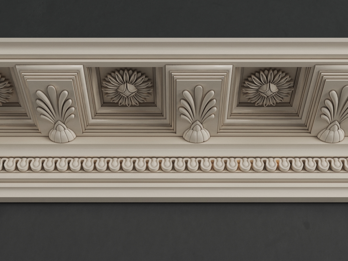 3d model cornice