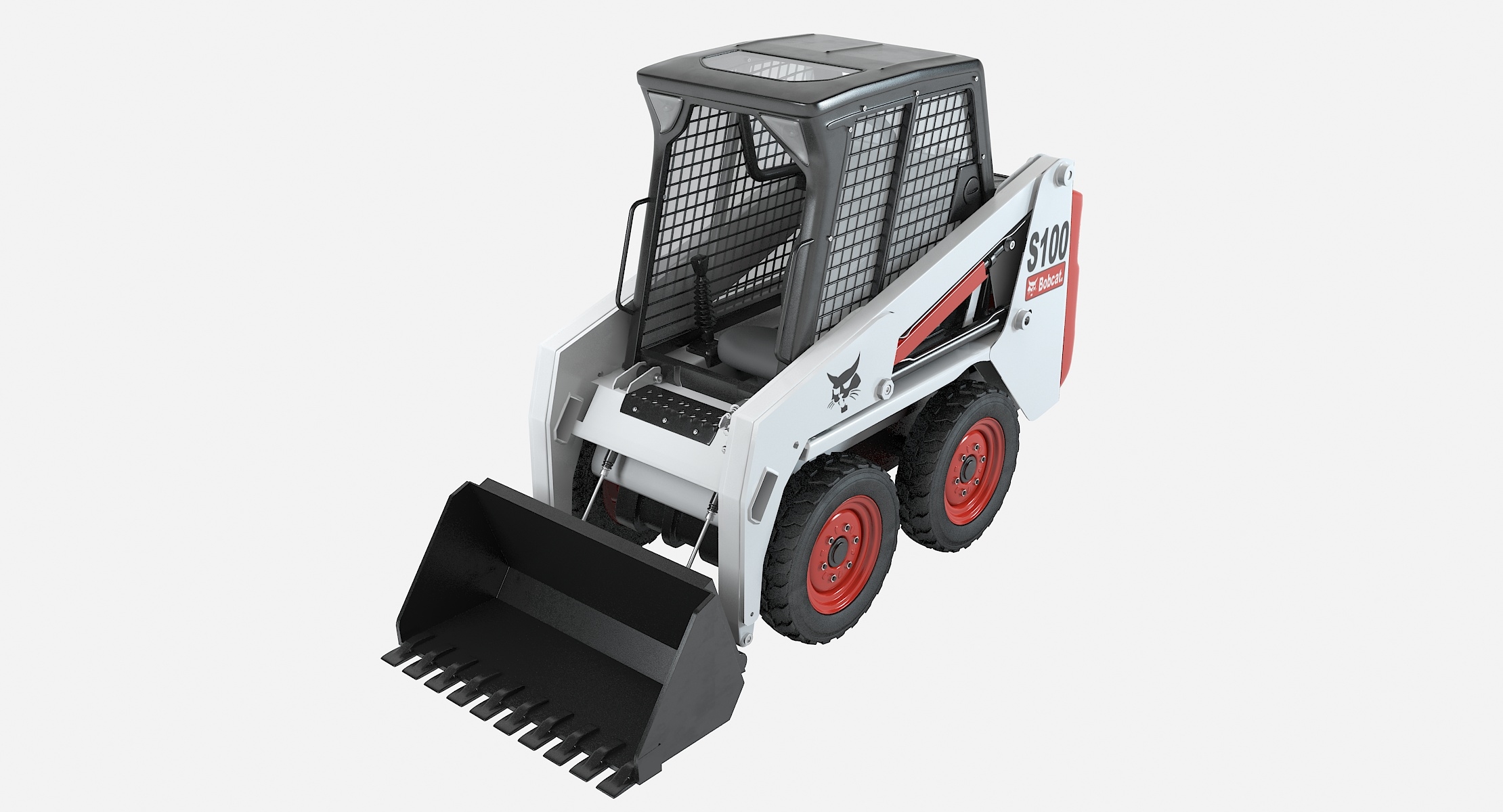bobcat skid-steer loader 3d model