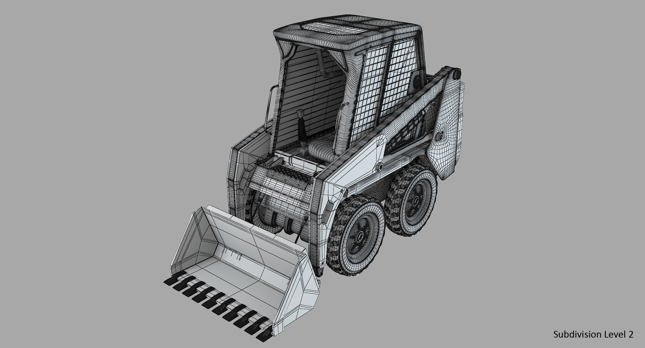 bobcat skid-steer loader 3d model
