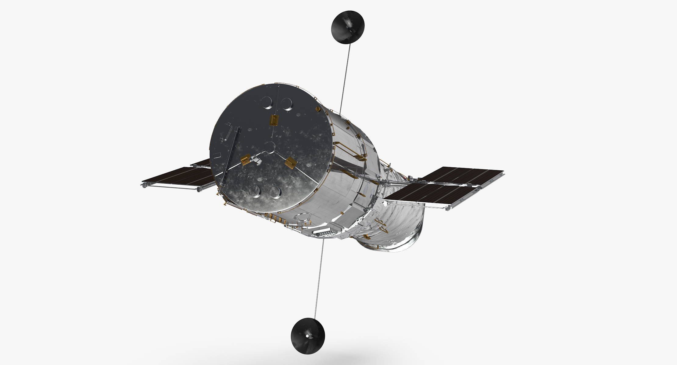3d hubble space telescope model
