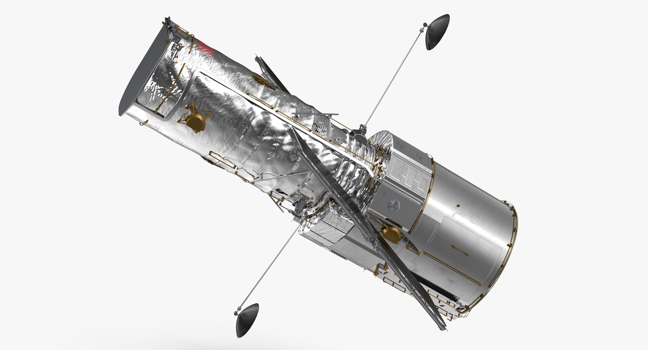 3d hubble space telescope model