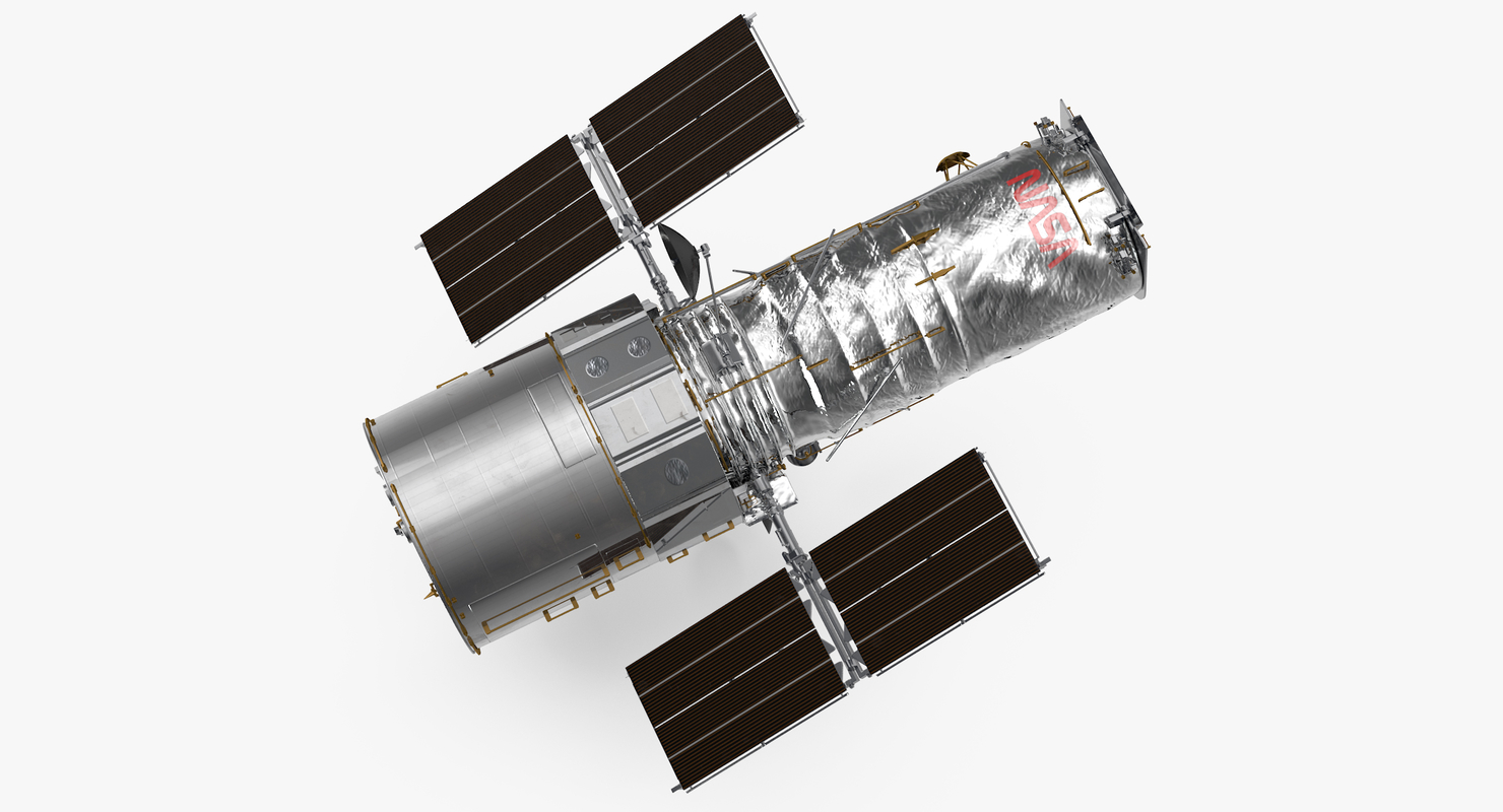 3d hubble space telescope model