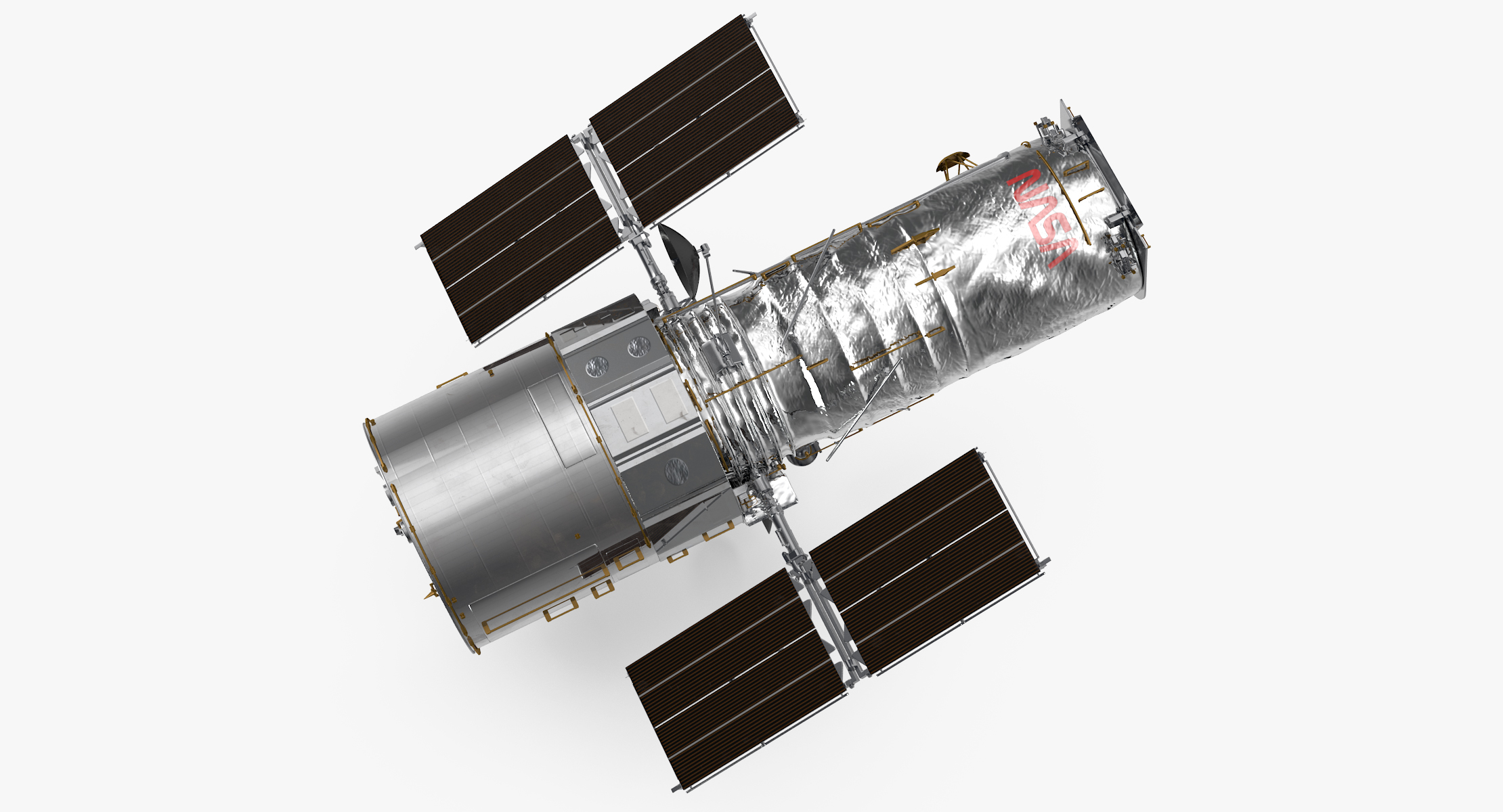 3d hubble space telescope model