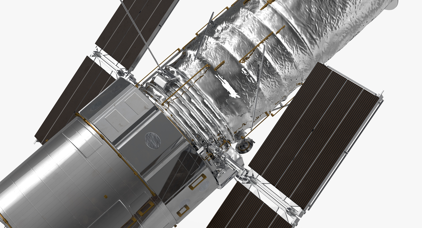 3d hubble space telescope model