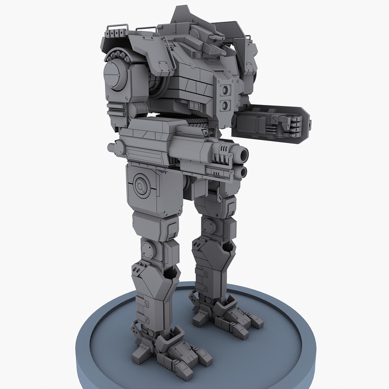 3d model robot concept