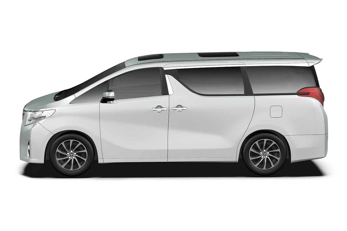 toyota alphard 3d model