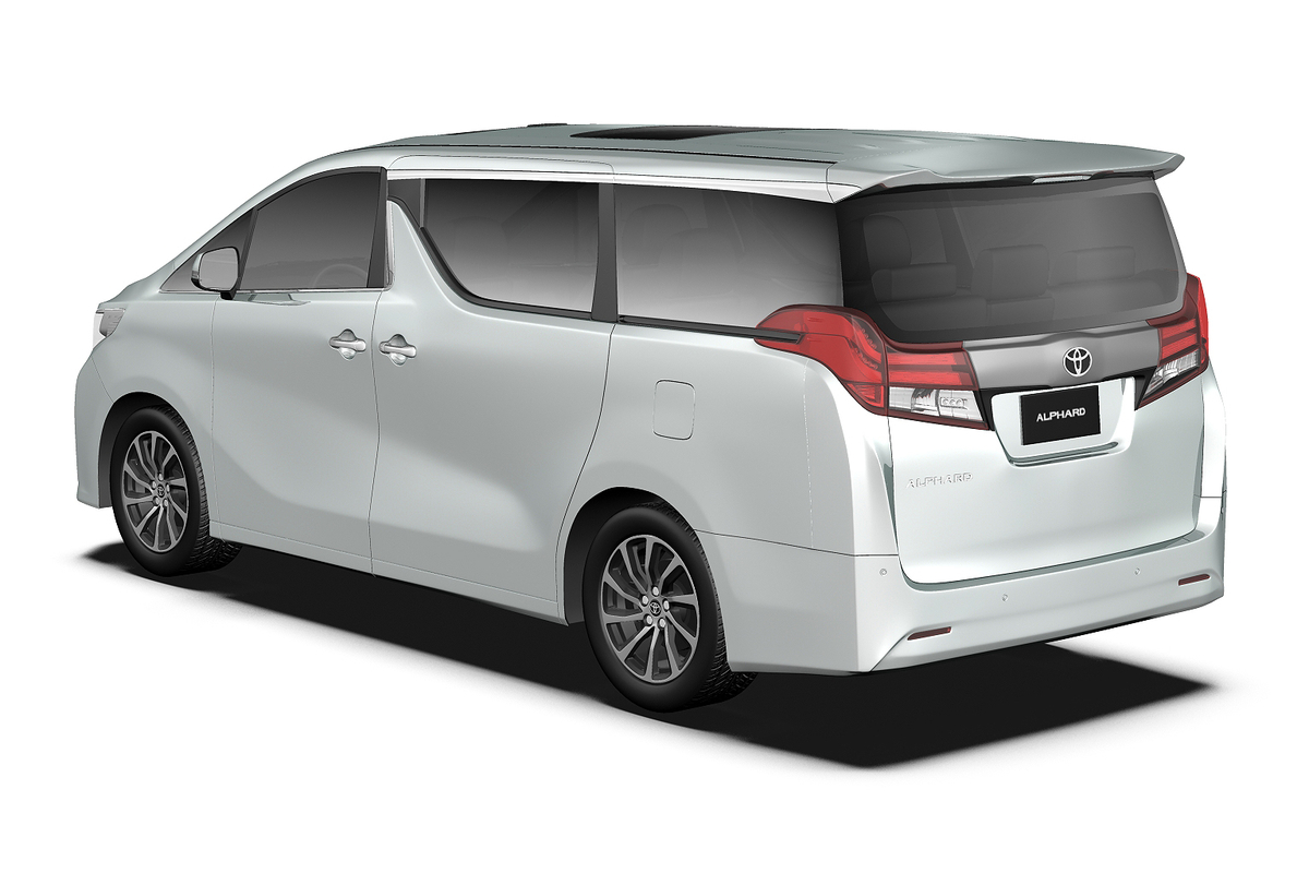 toyota alphard 3d model