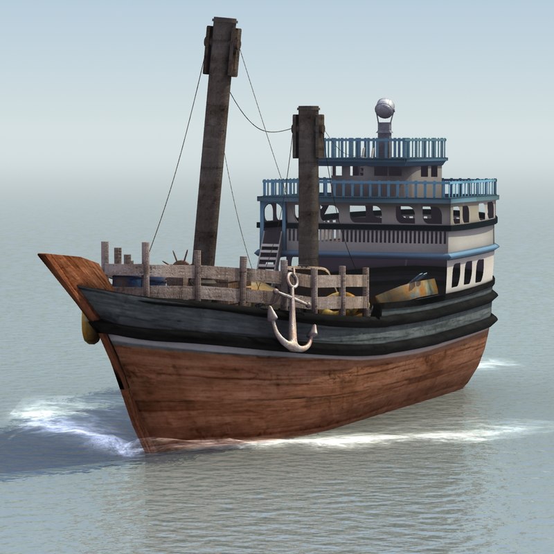3d dhow boat