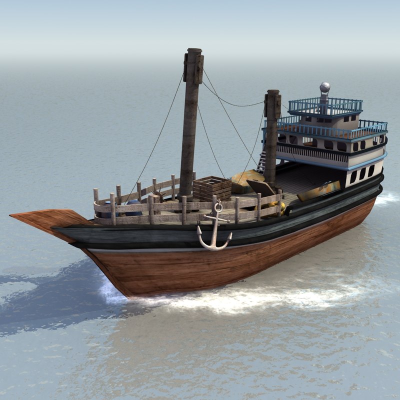 3d dhow boat