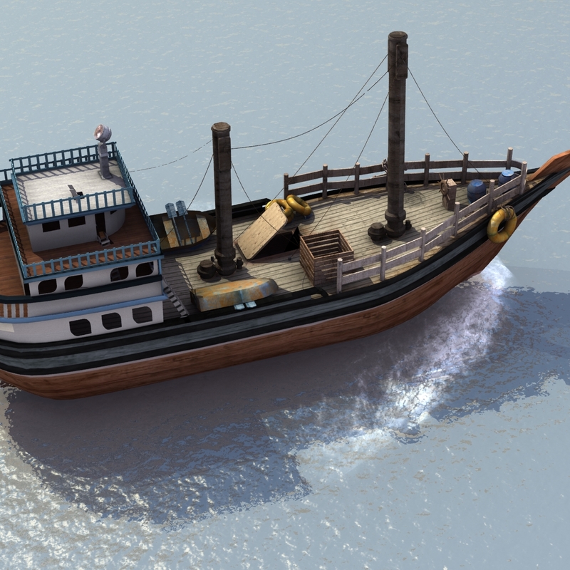 3d dhow boat