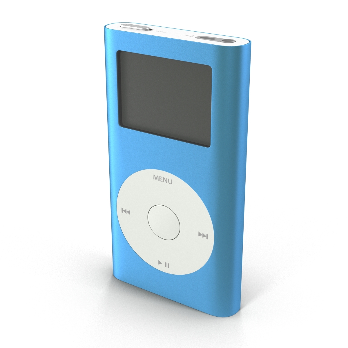 ipod mini blue modeled 3d max