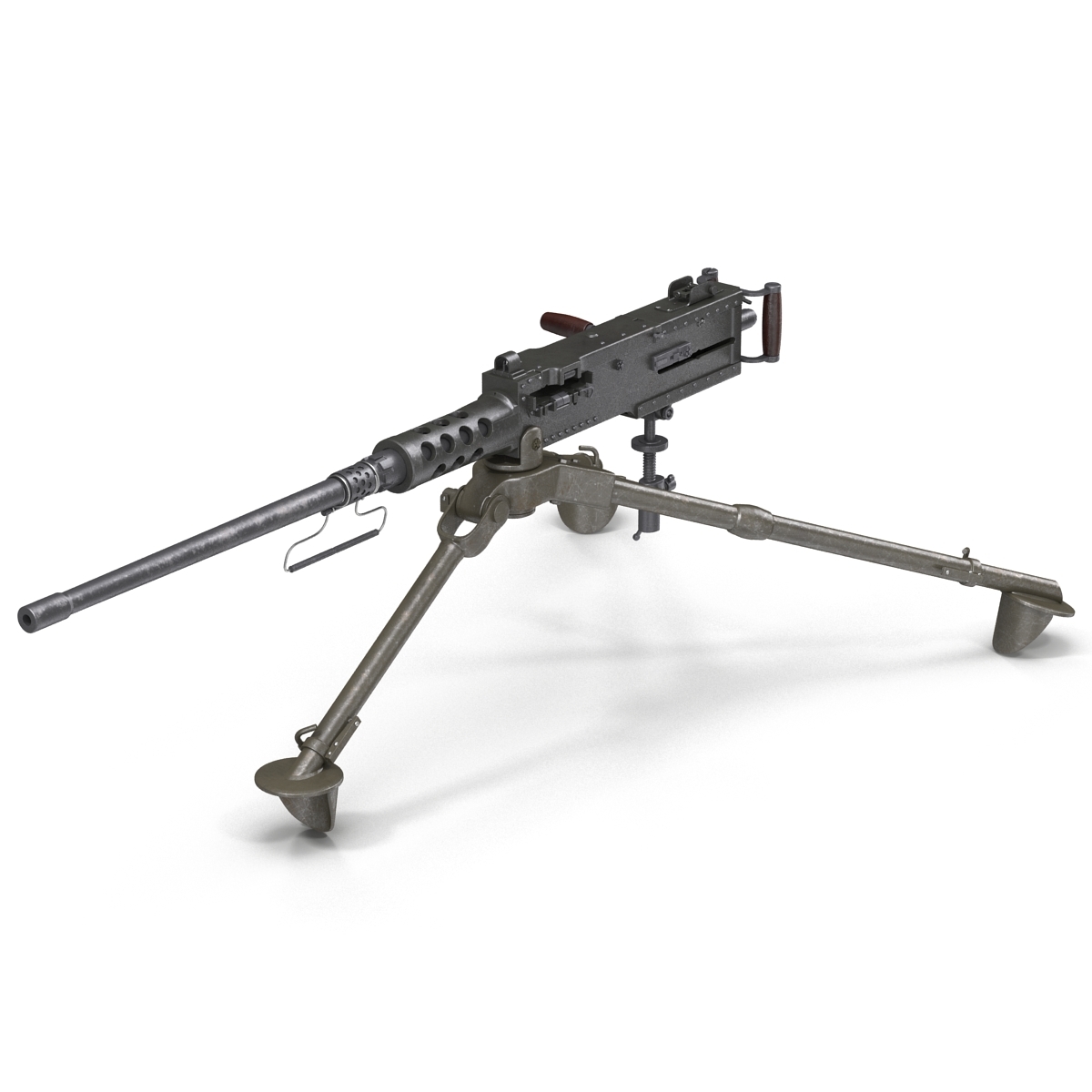 3d machine gun browning m2