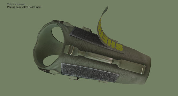 police dog body armor 3d obj