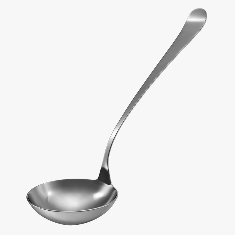 3d ladle modeled